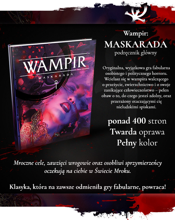 Wspieram.to: Wampir: Maskarada gra fabularna