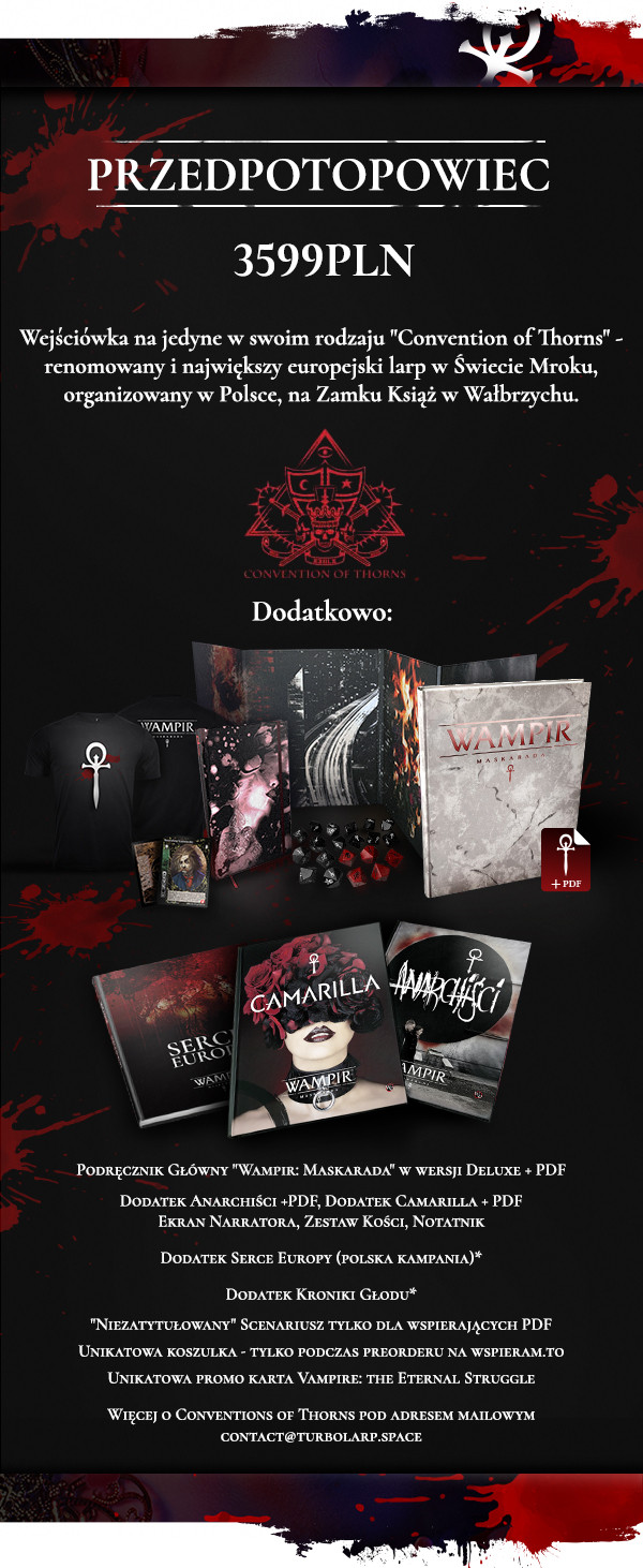 Wspieram.to: Wampir: Maskarada gra fabularna