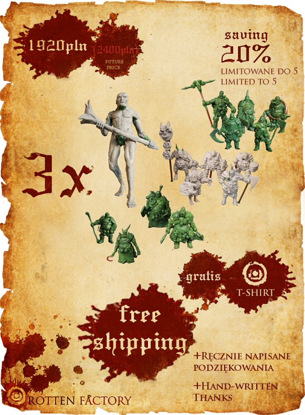 Wspieram.to: Rotten Factory Miniatures - Rise of the Dark Power