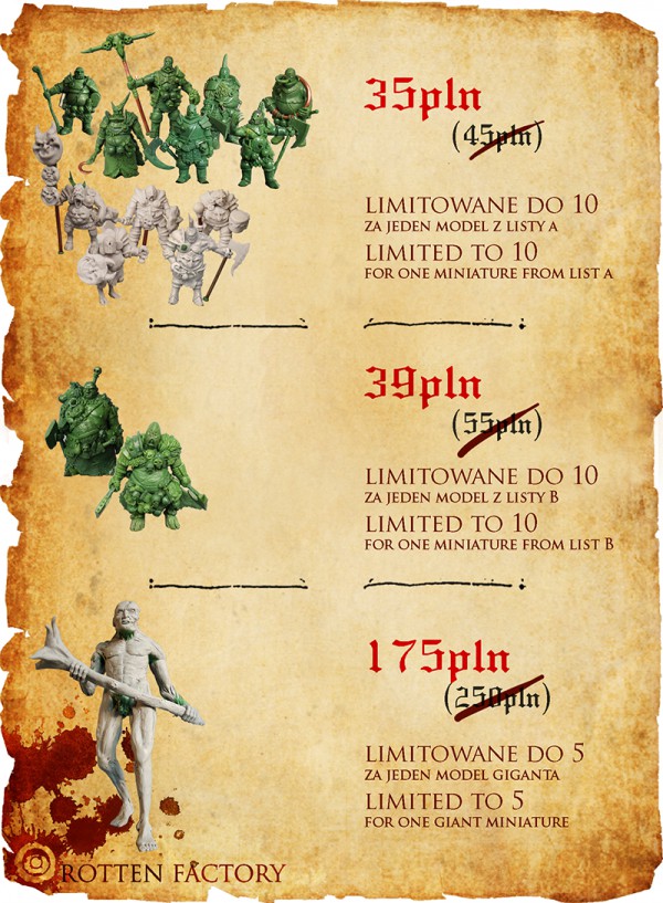 Wspieram.to: Rotten Factory Miniatures - Rise of the Dark Power